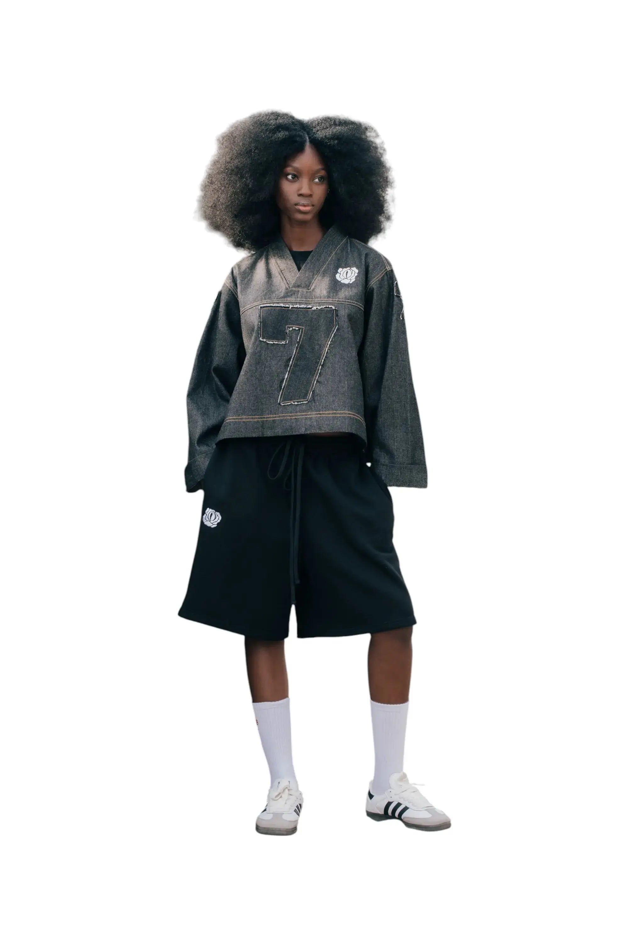 Maillot US Football Rosyne Denim Black | Rosyne Club